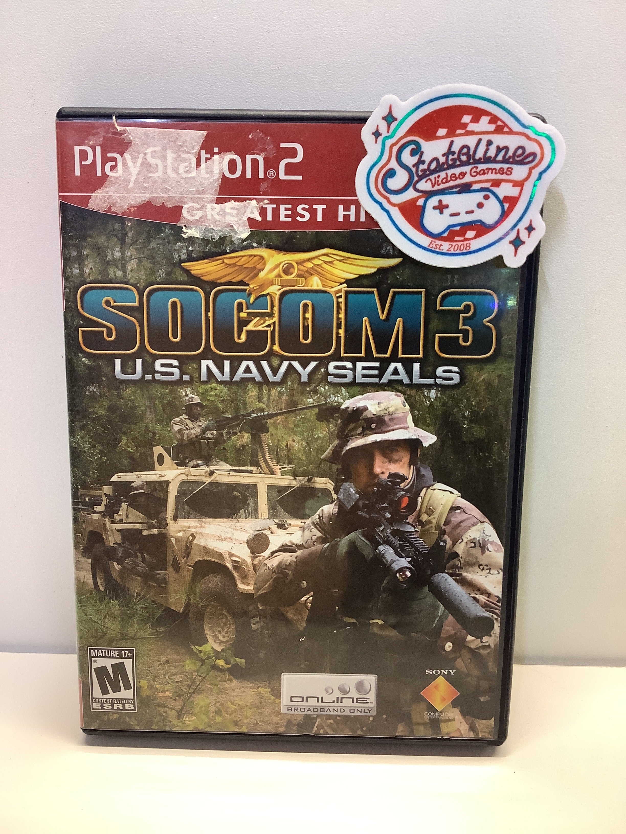 SOCOM 3 US Navy Seals [Greatest Hits] - Playstation 2 – Stateline Video ...