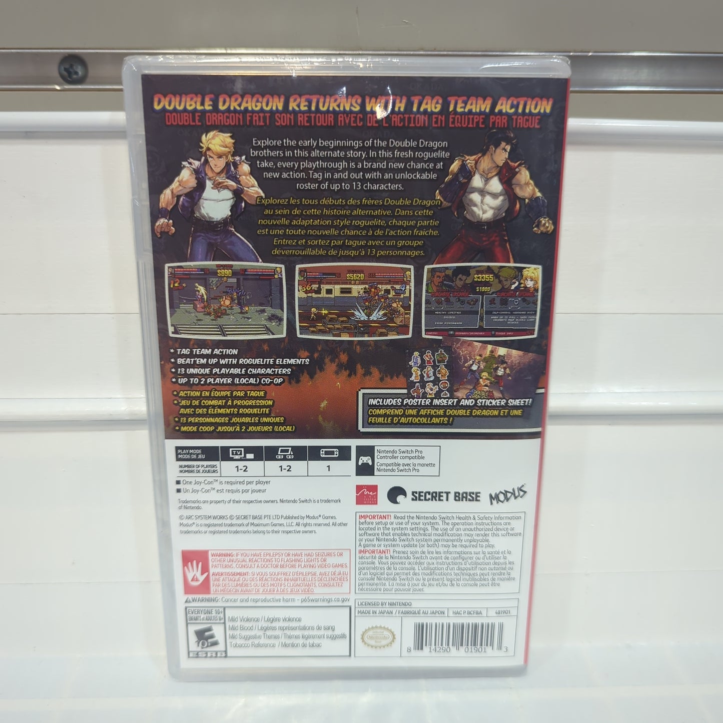 Double Dragon Gaiden: Rise of the Dragons - Nintendo Switch – Stateline ...