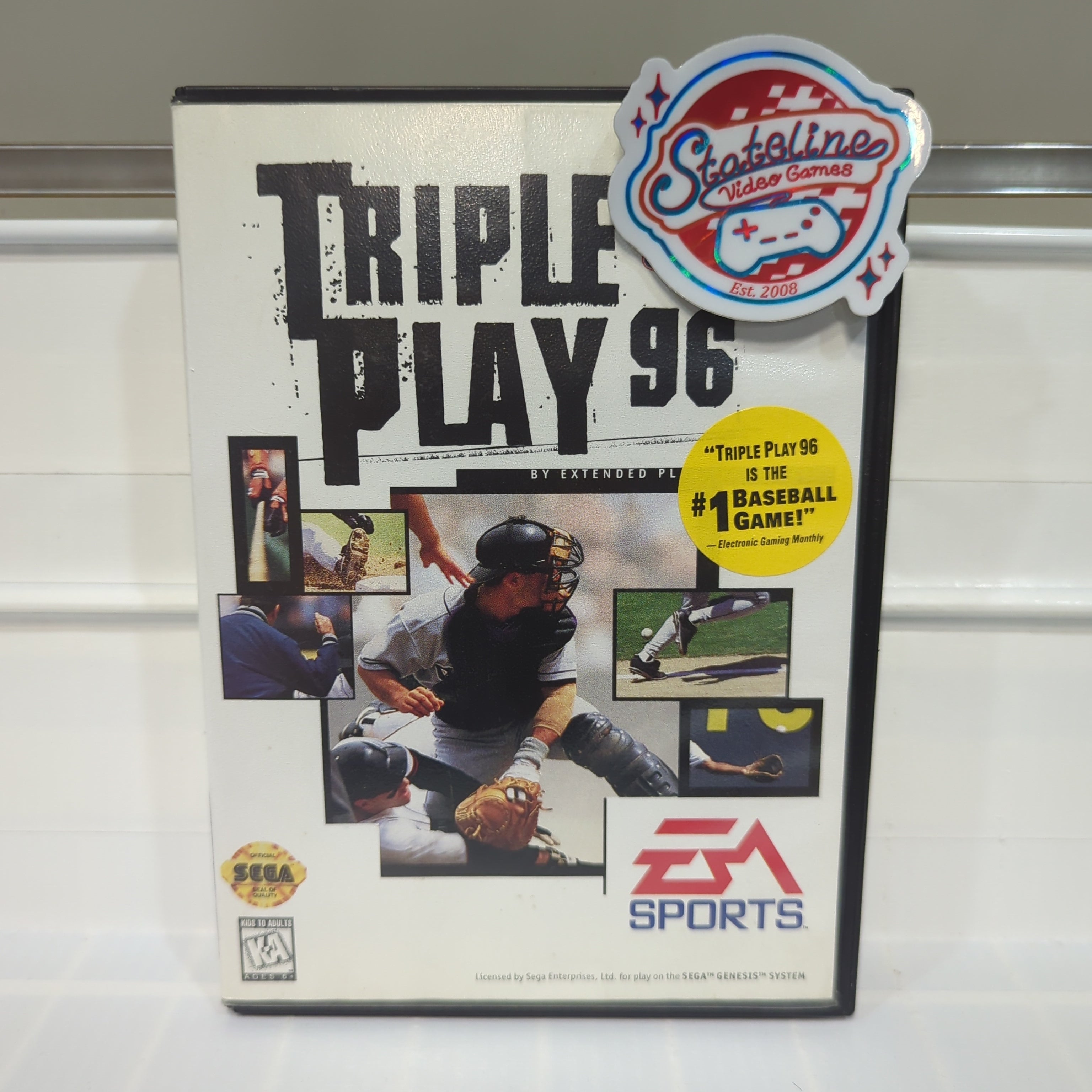 Triple Play 96 - Sega Genesis – Stateline Video Games Inc.