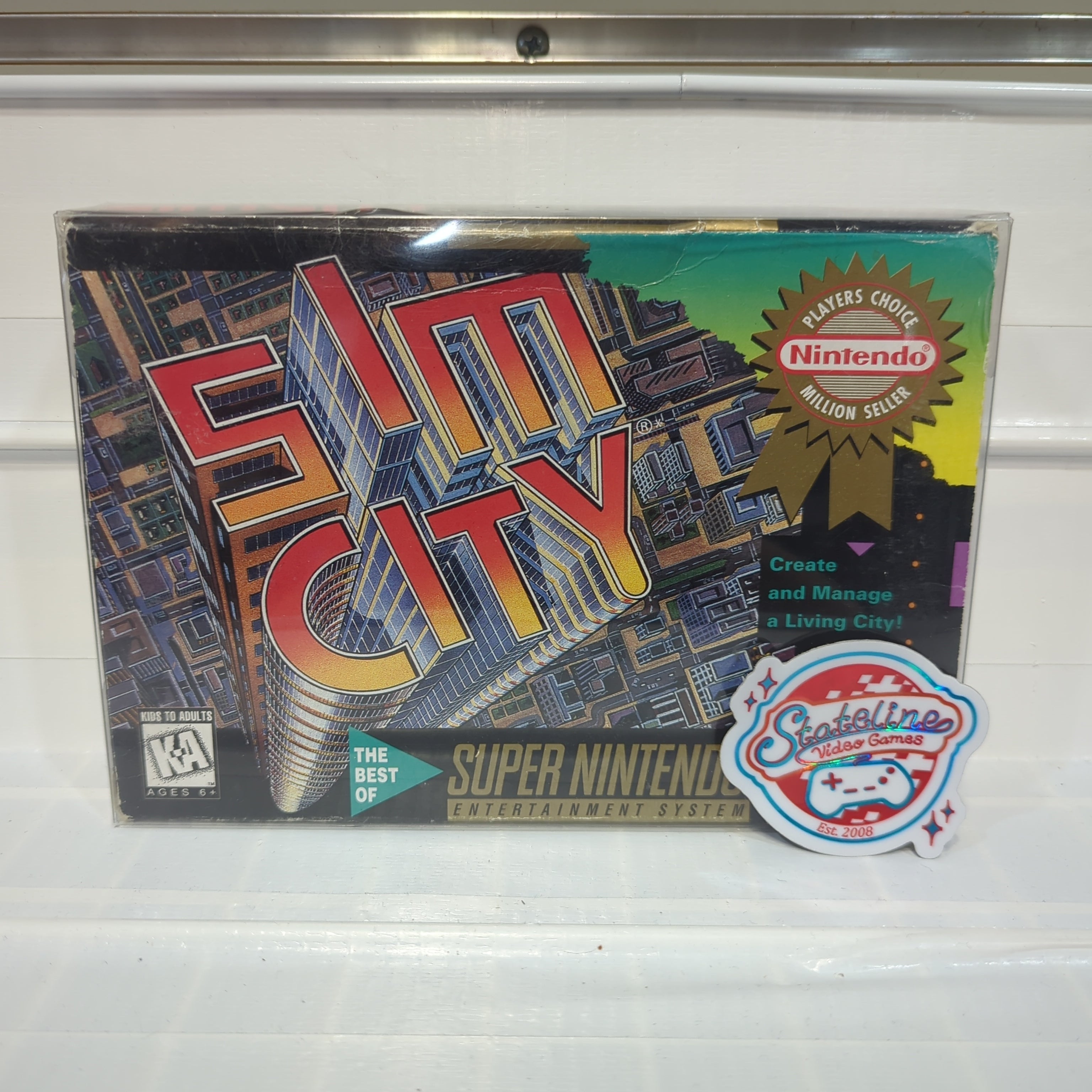 SimCity - Super Nintendo – Stateline Video Games Inc.