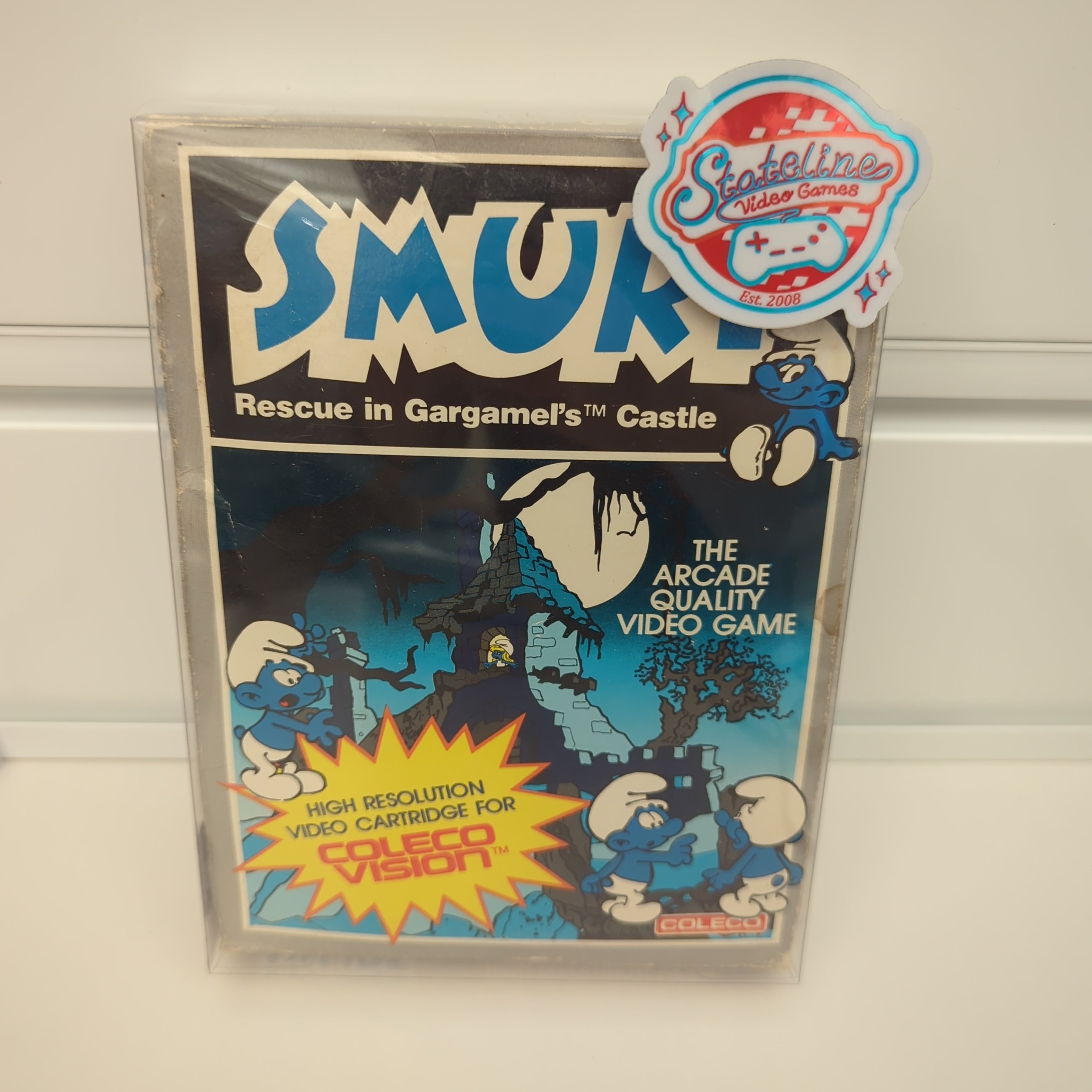 Smurf: Rescue in Gargamel's Castle - Colecovision – Stateline Video Games Inc.