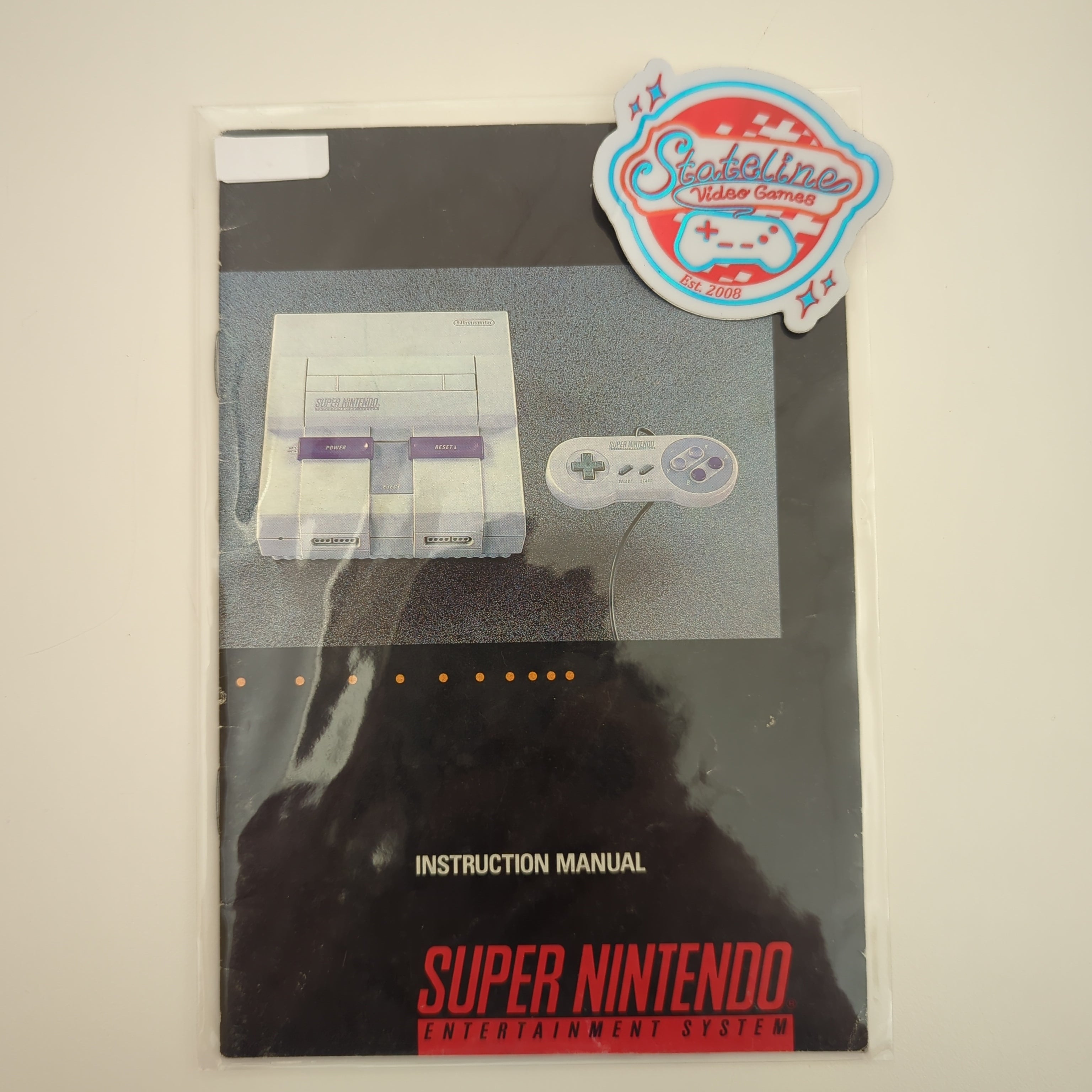Super Nintendo Console Manual - SNES – Stateline Video Games Inc.