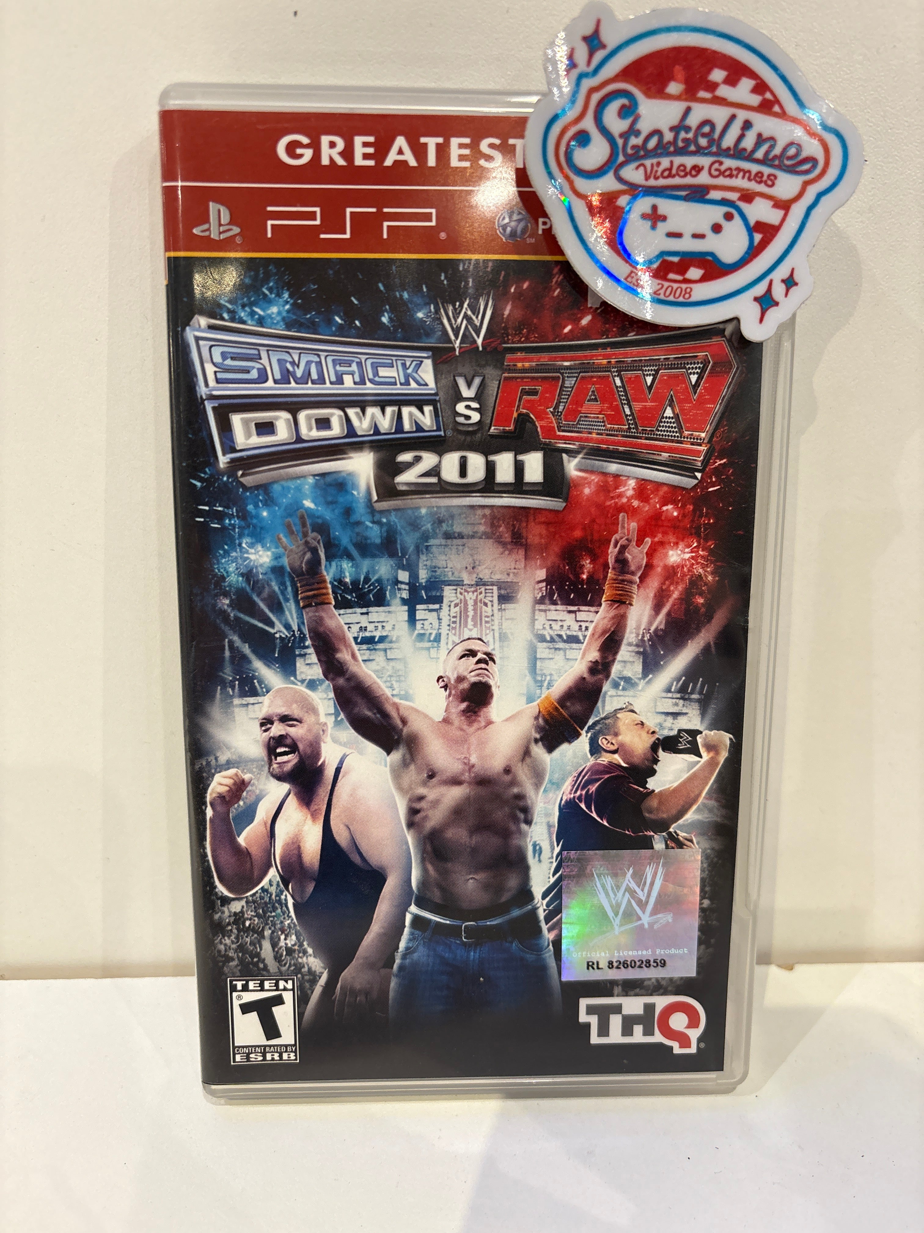 WWE Smackdown Vs. Raw 2011 [Greatest Hits] - PSP – Stateline Video ...