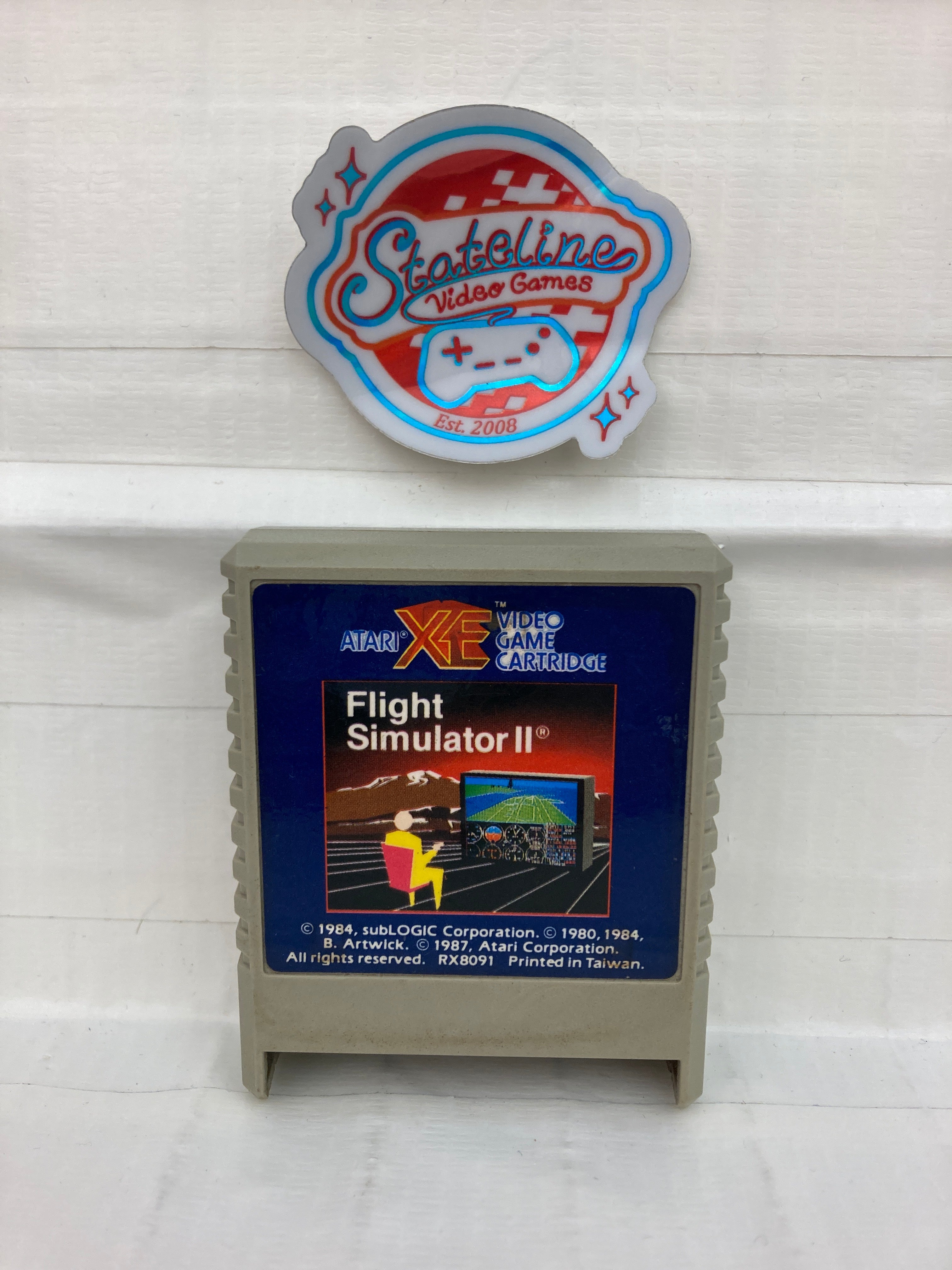 Flight Simulator II - Atari XE – Stateline Video Games Inc.