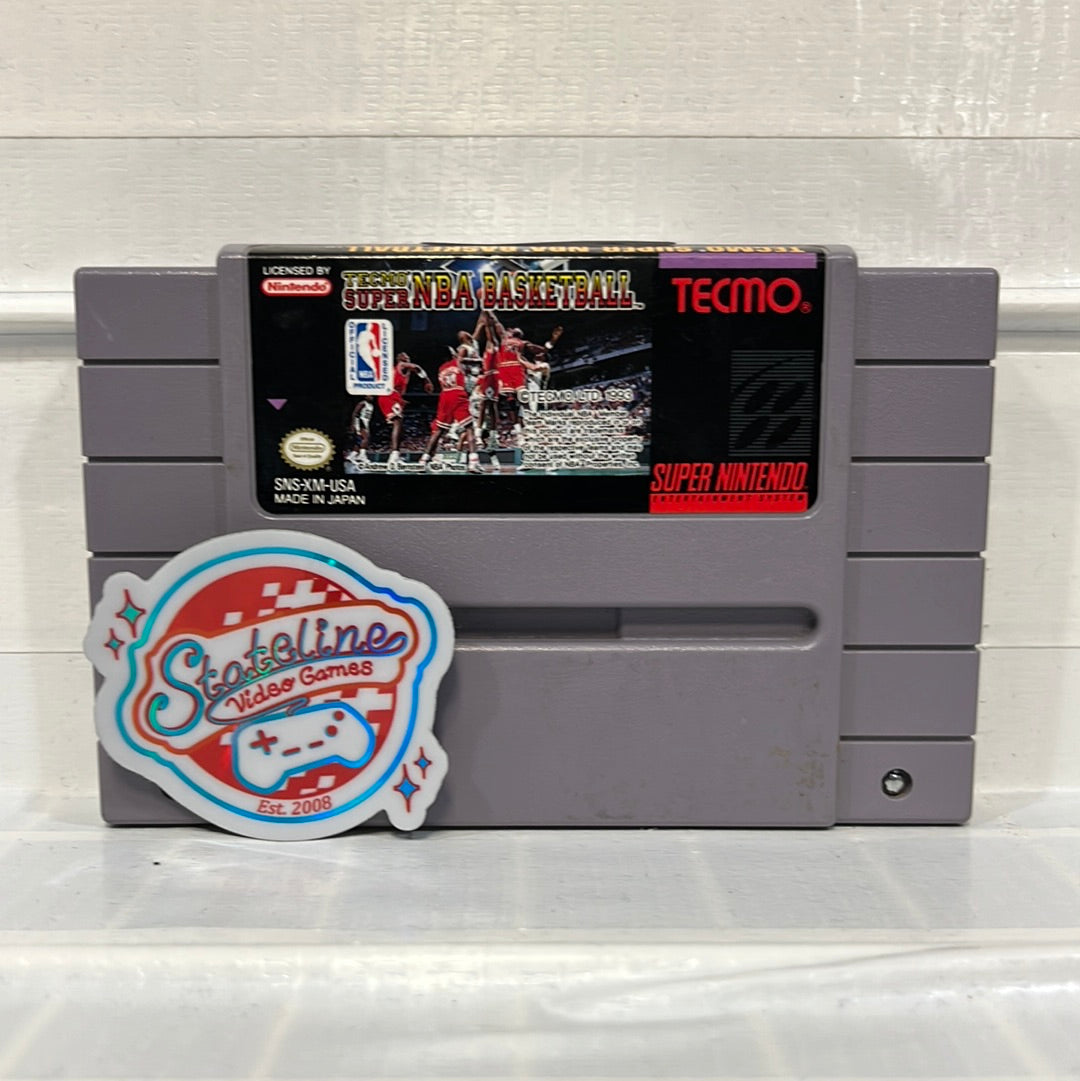 Tecmo Super NBA Basketball - Super Nintendo – Stateline Video Games Inc.