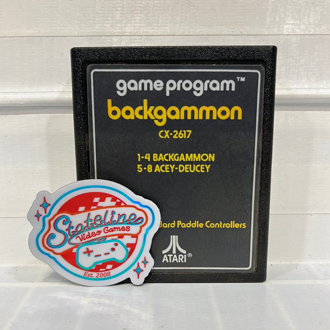 Backgammon [Text Label] - Atari 2600 – Stateline Video Games Inc.