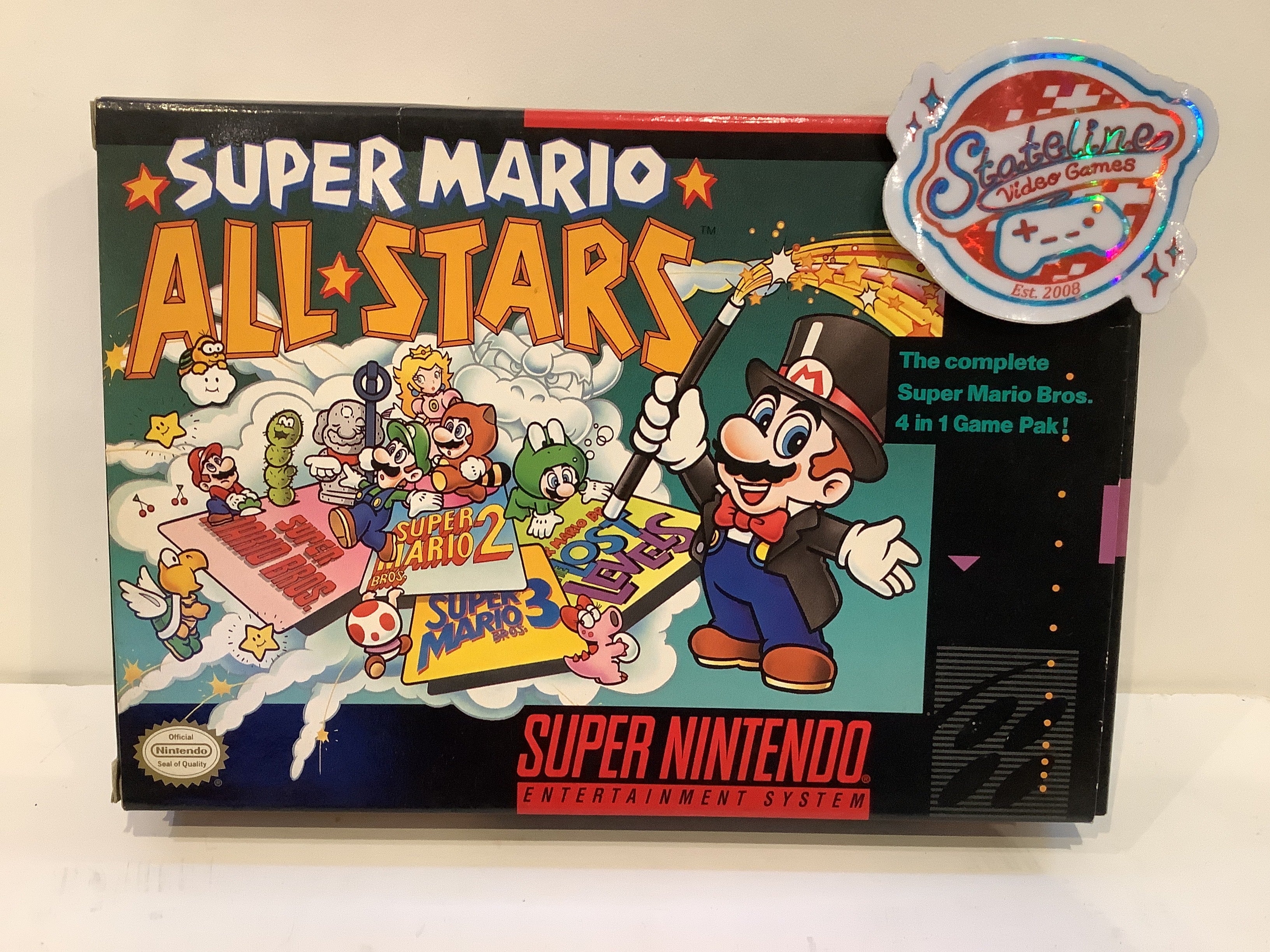Super Mario All-Stars - Super Nintendo – Stateline Video Games Inc.