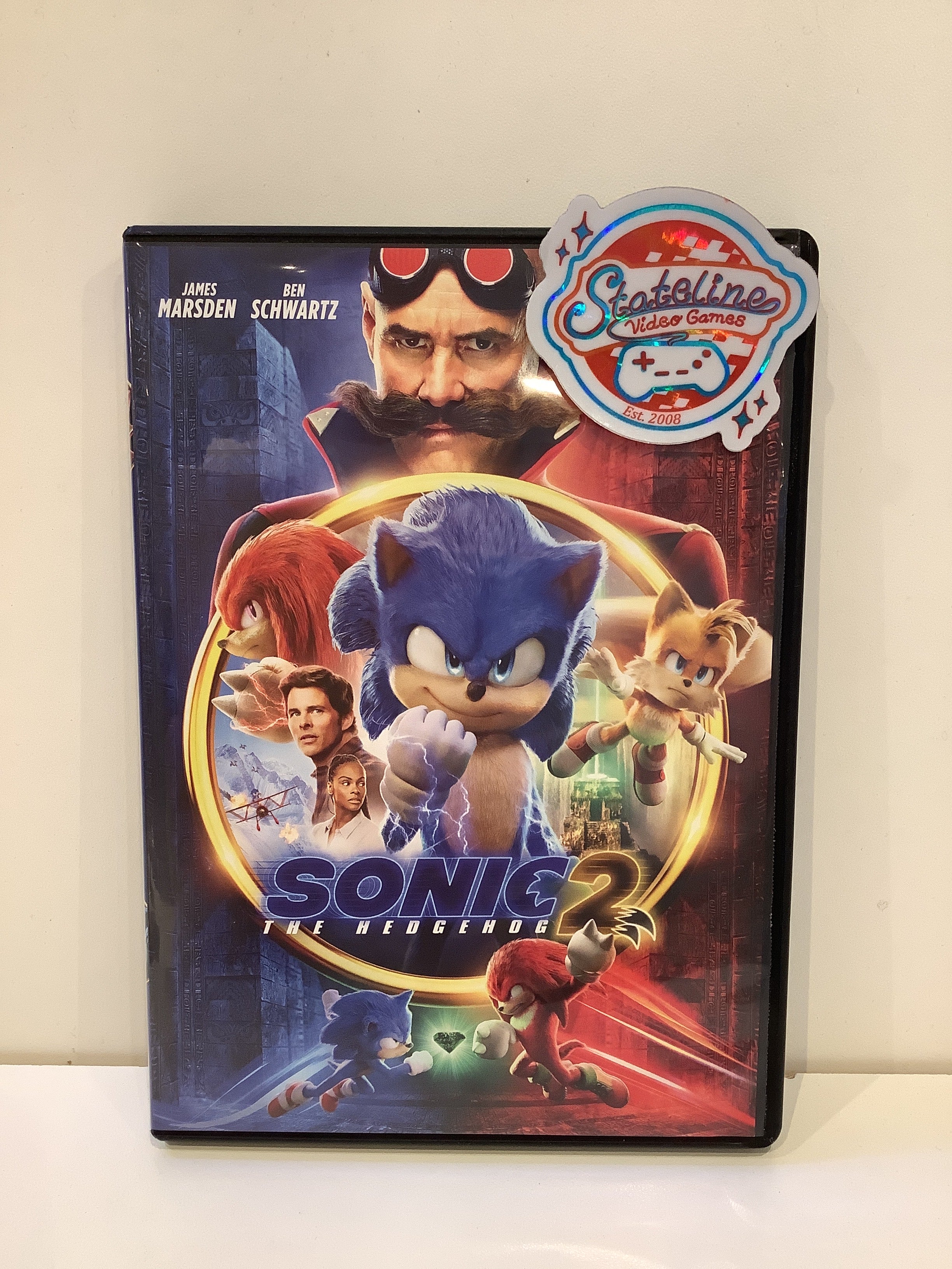 Sonic the Hedgehog 2 - DVD – Stateline Video Games Inc.