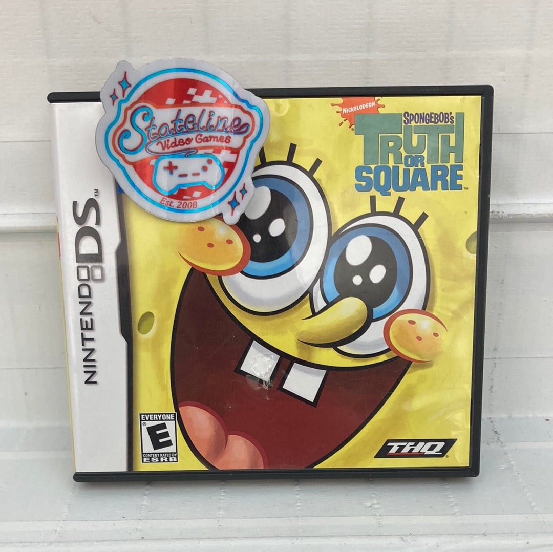 SpongeBob's Truth or Square - Nintendo DS – Stateline Video Games Inc.