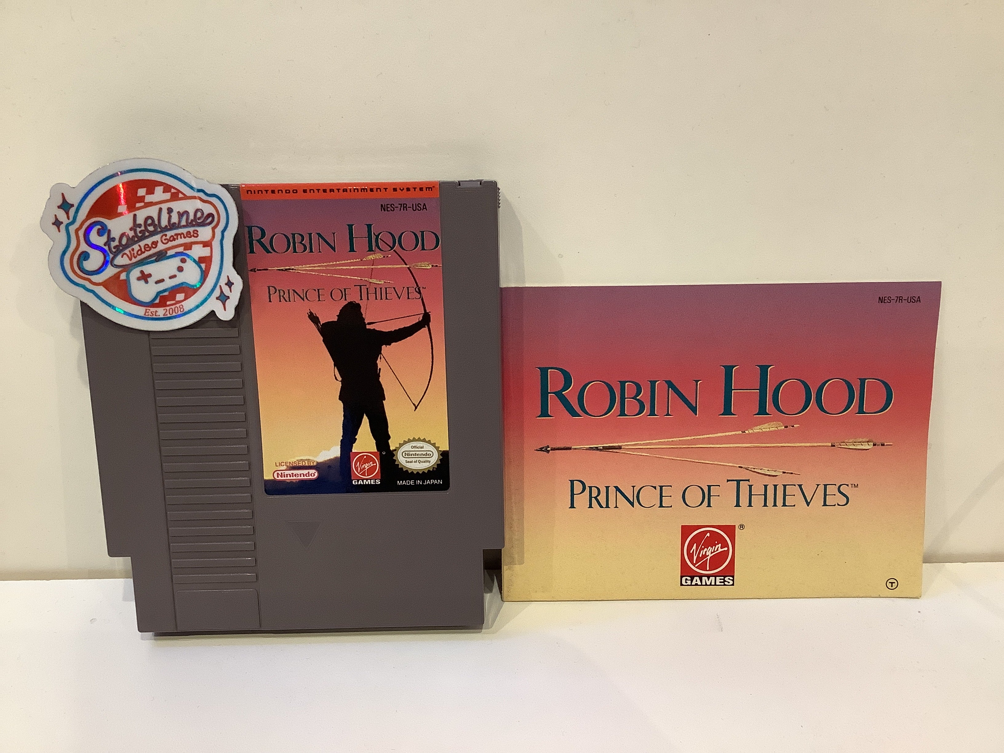 Robin Hood Prince of Thieves - NES – Stateline Video Games Inc.