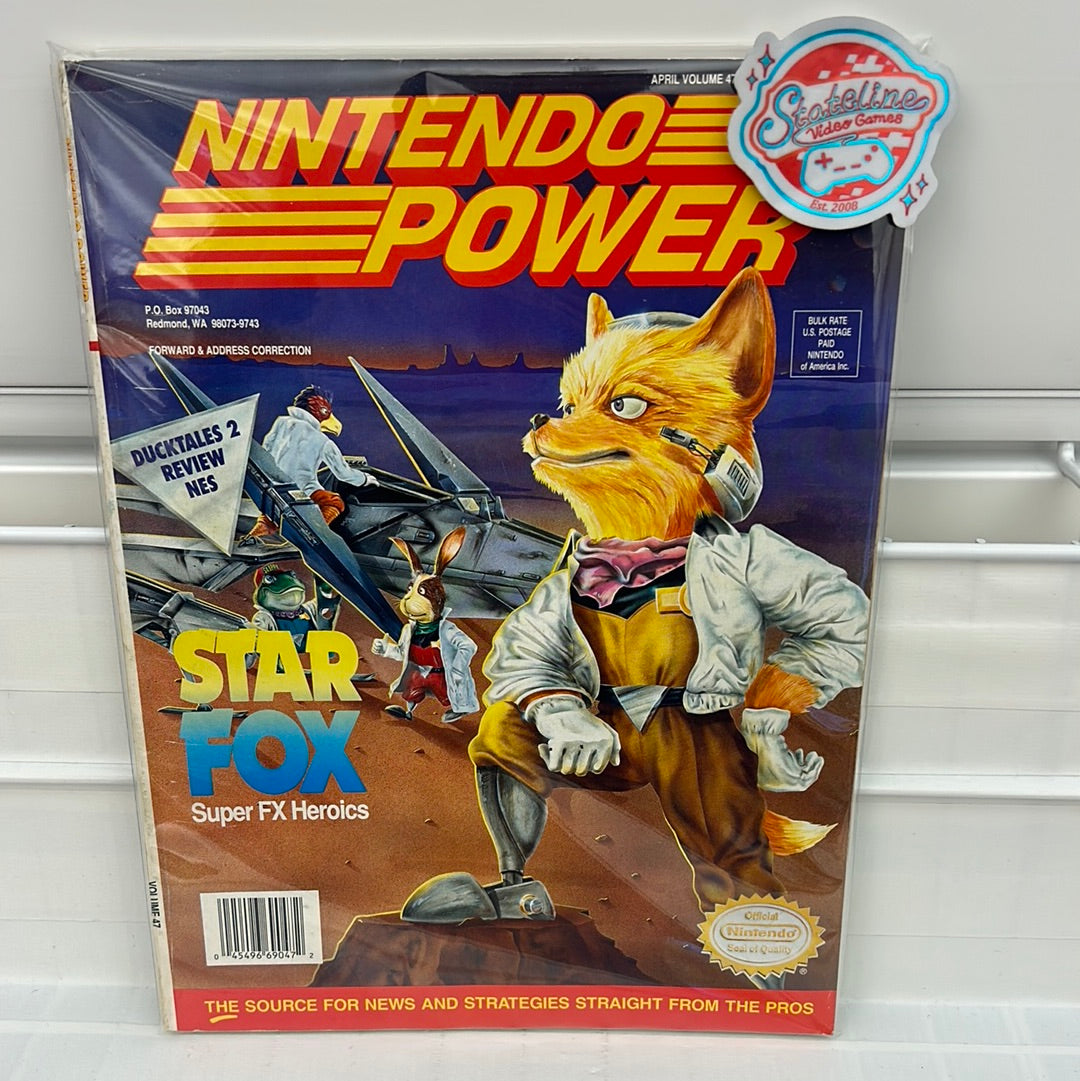 [Volume 47] Star Fox - Nintendo Power – Stateline Video Games Inc.