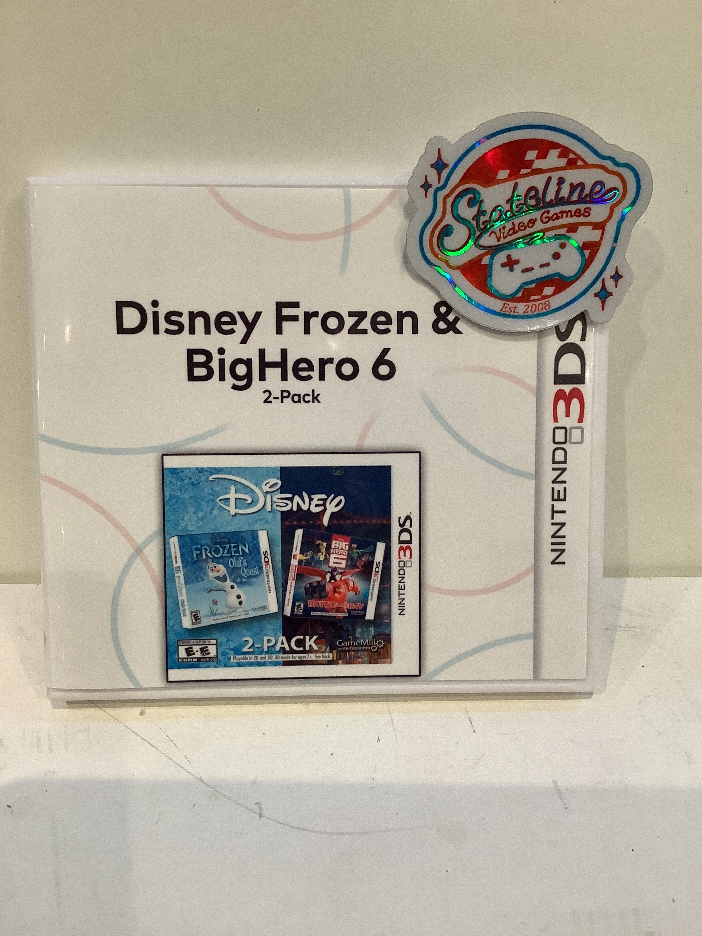 Frozen & Big Hero 6 Disney 2 Pack - Nintendo 3DS – Stateline Video ...