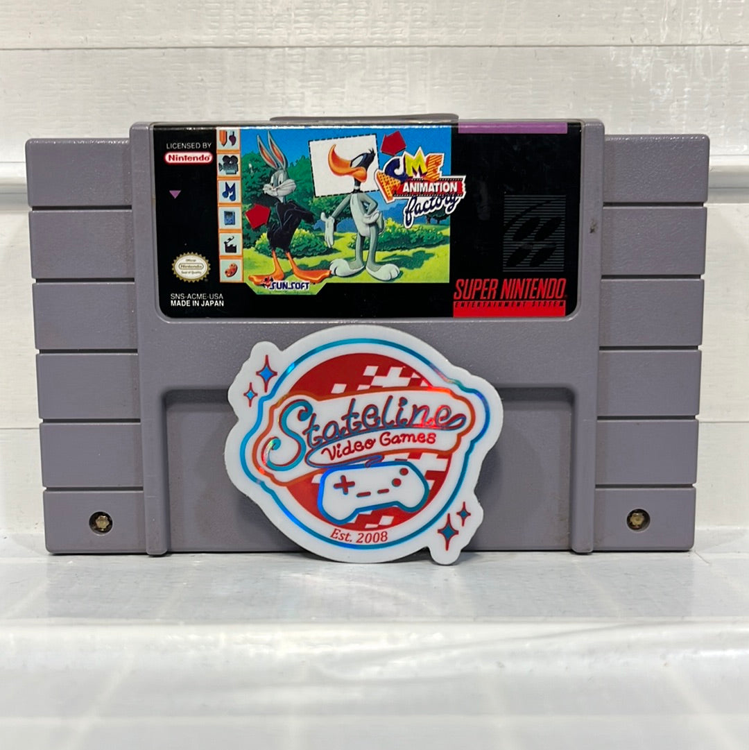 ACME Animation Factory - Super Nintendo – Stateline Video Games Inc.