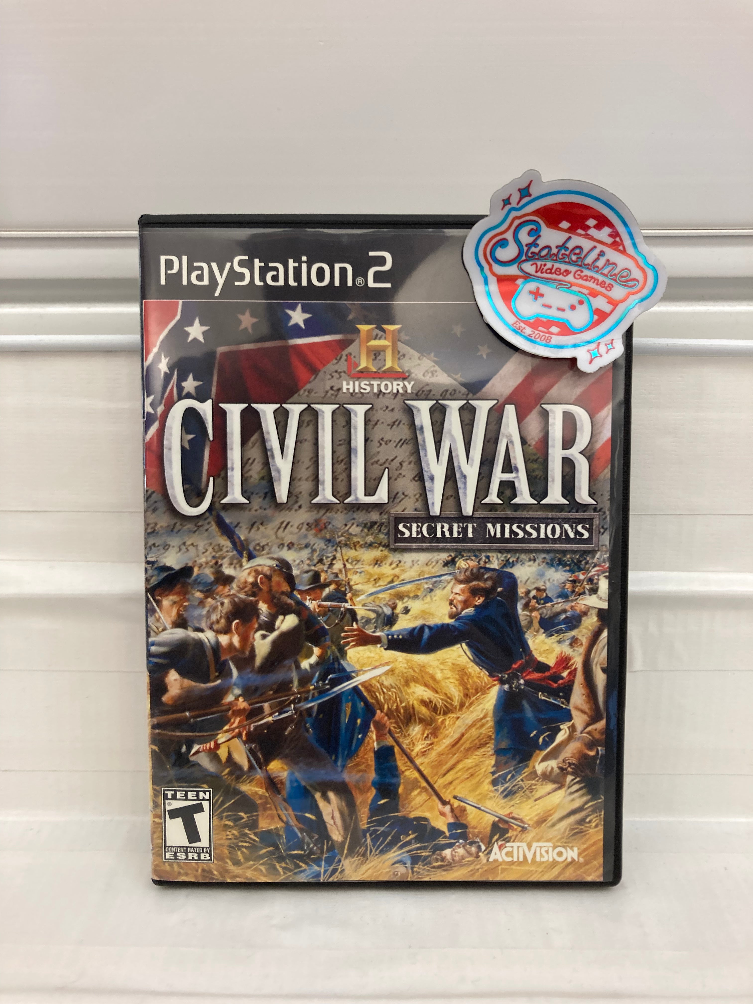 History Channel Civil War Secret Missions - Playstation 2 – Stateline ...