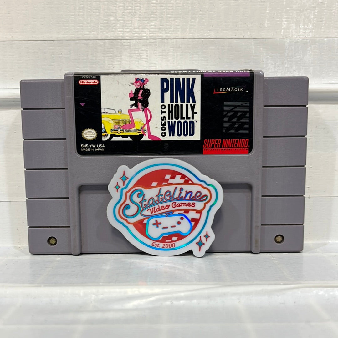 Pink Goes to Hollywood - Super Nintendo – Stateline Video Games Inc.