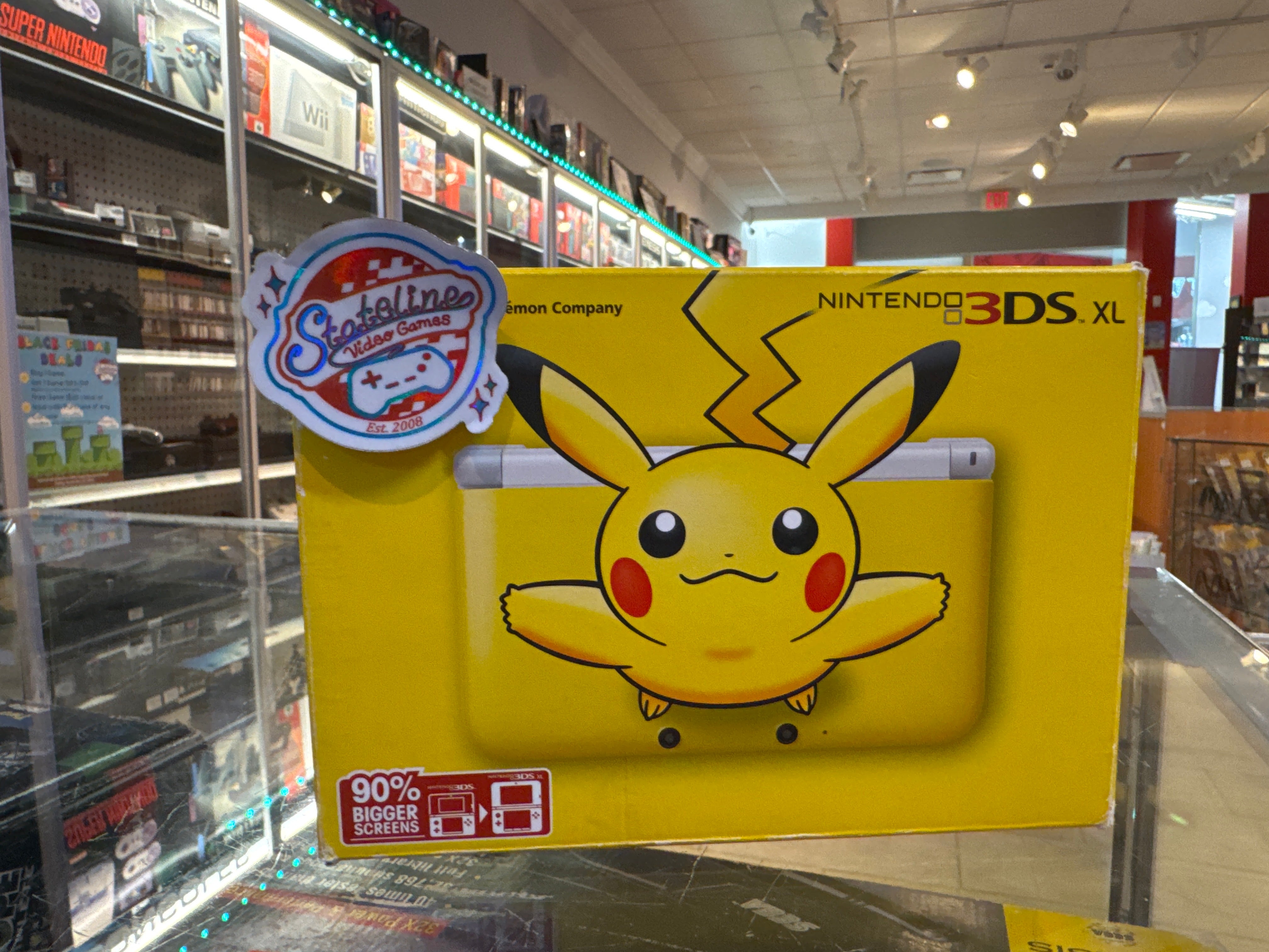 Nintendo 3DS XL Yellow Pikachu Limited Edition - Nintendo 3DS ...