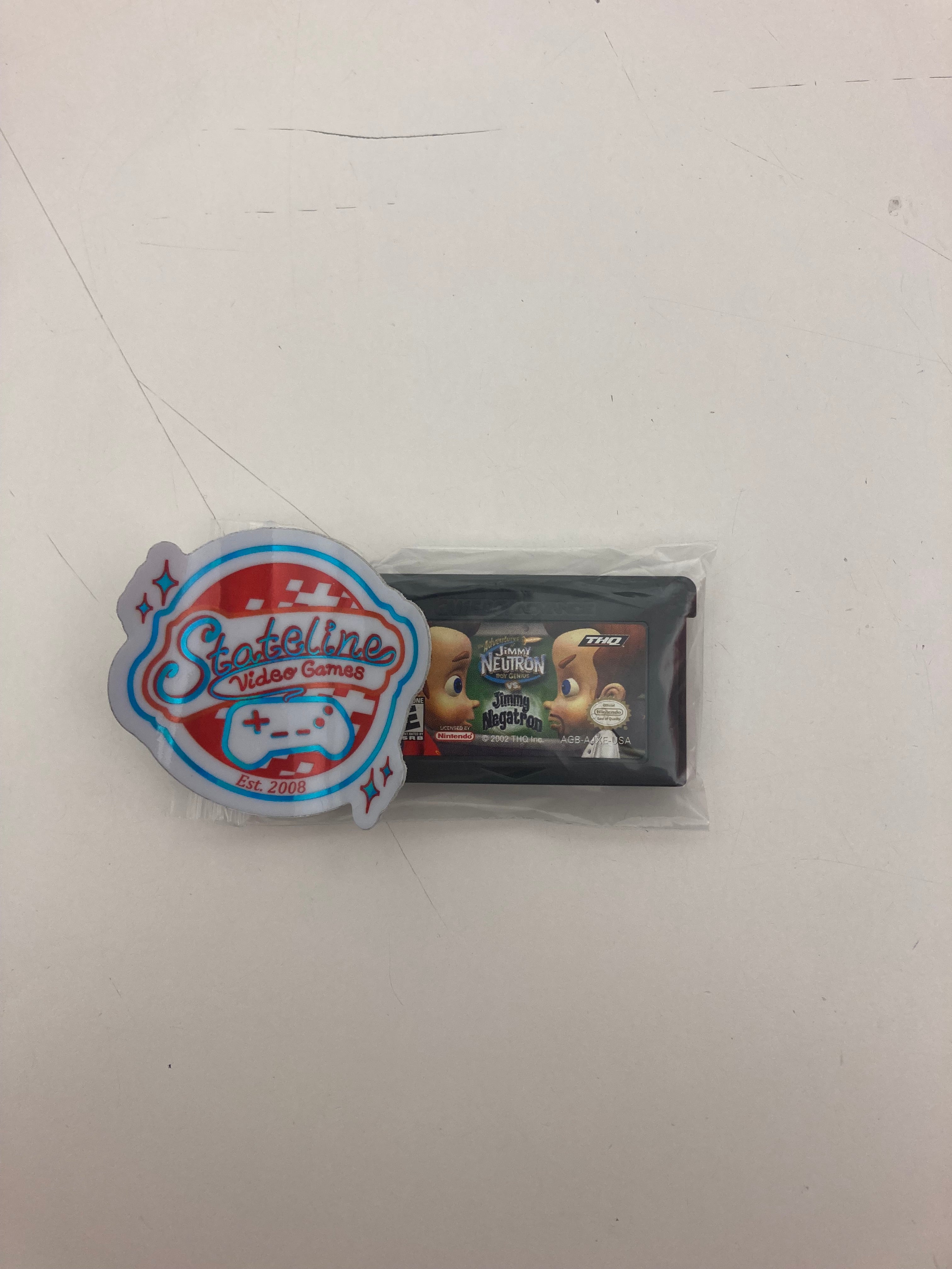 Jimmy Neutron vs Jimmy Negatron - GameBoy Advance – Stateline Video ...