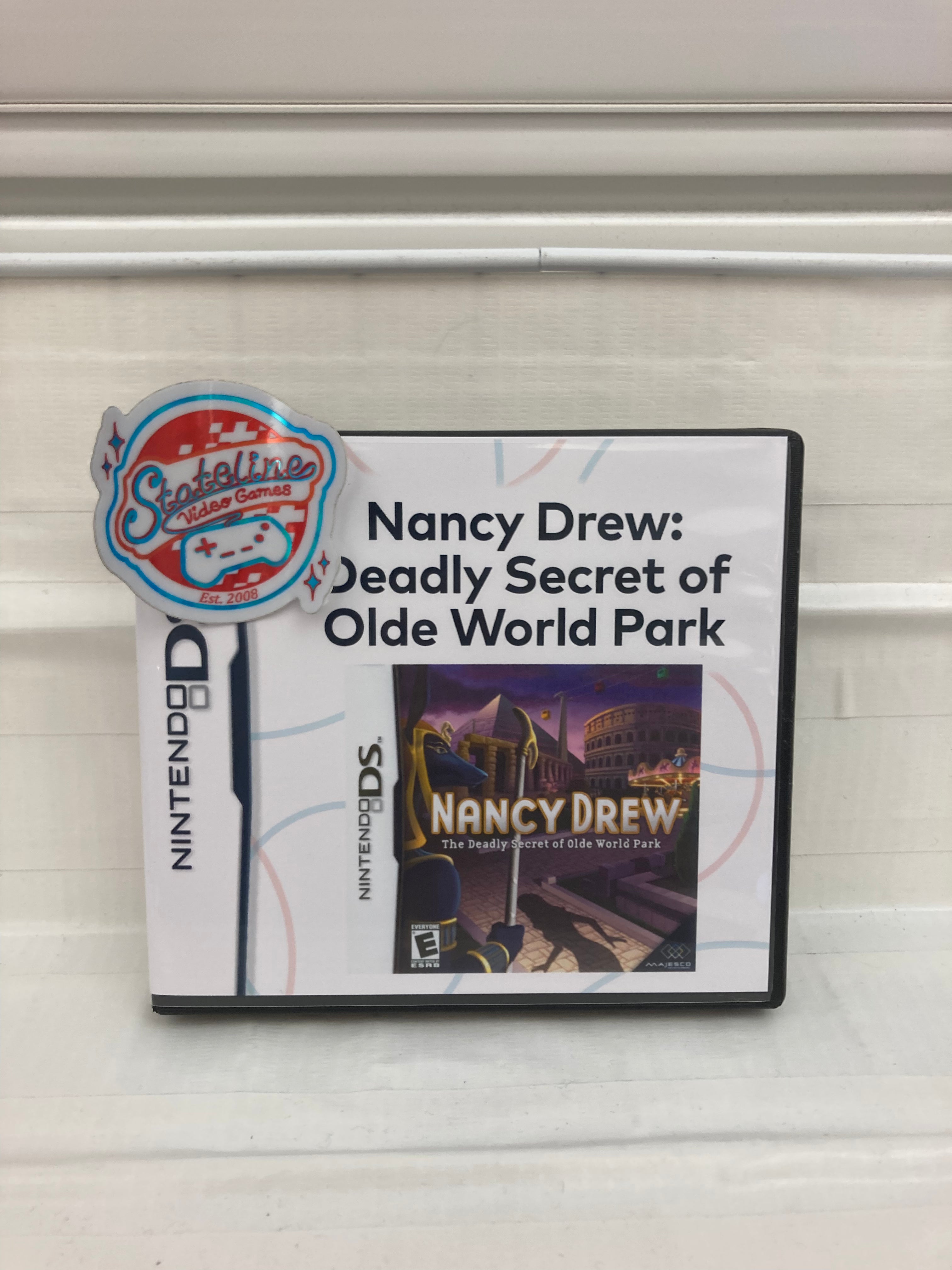 Nancy Drew The Deadly Secret of Old World Park - Nintendo DS ...