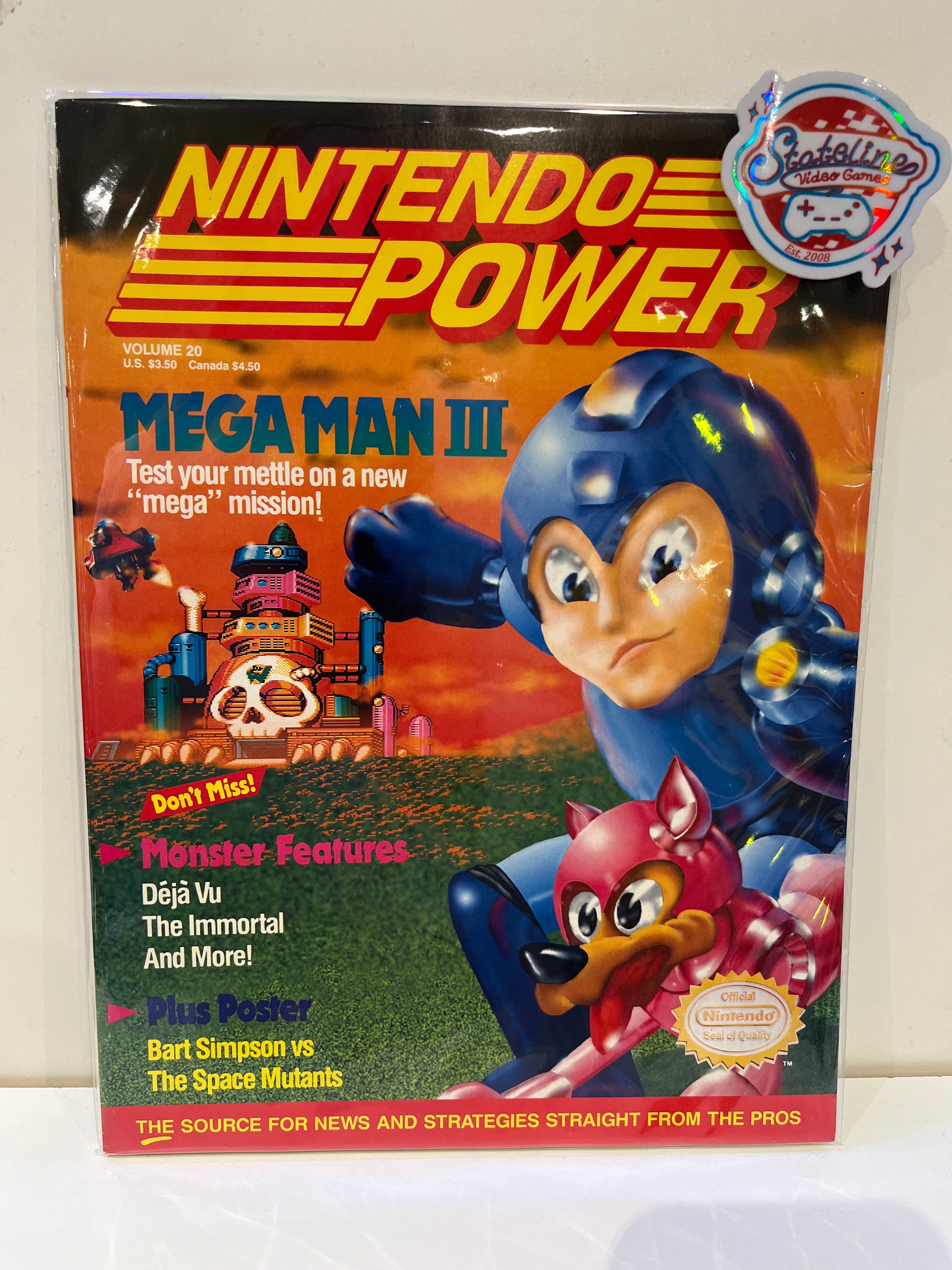 [Volume 20] Mega Man III - Nintendo Power – Stateline Video Games Inc.