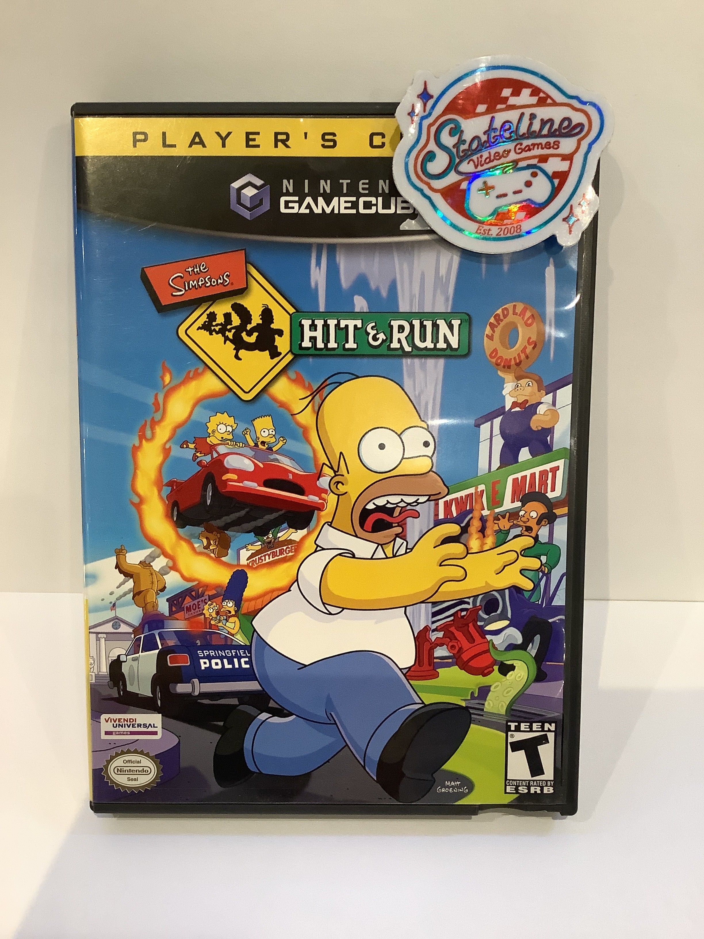 The Simpsons Hit and Run [Player's Choice] - Gamecube – Stateline Video ...