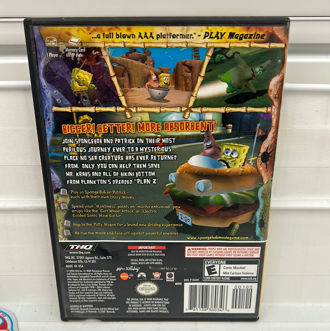 SpongeBob SquarePants The Movie - Gamecube – Stateline Video Games Inc.