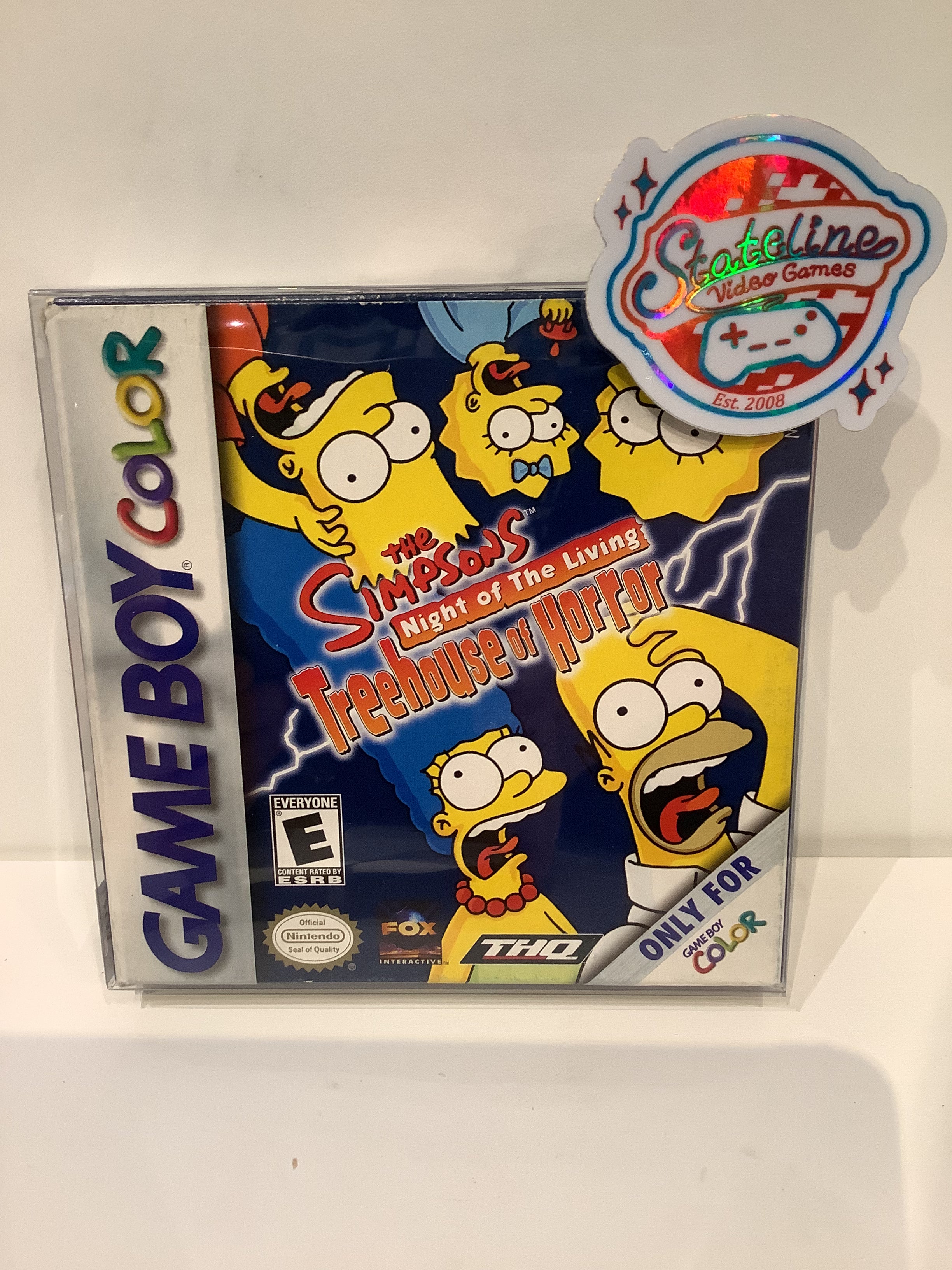 The Simpsons Night of the Living Treehouse of Horror - GameBoy Color ...