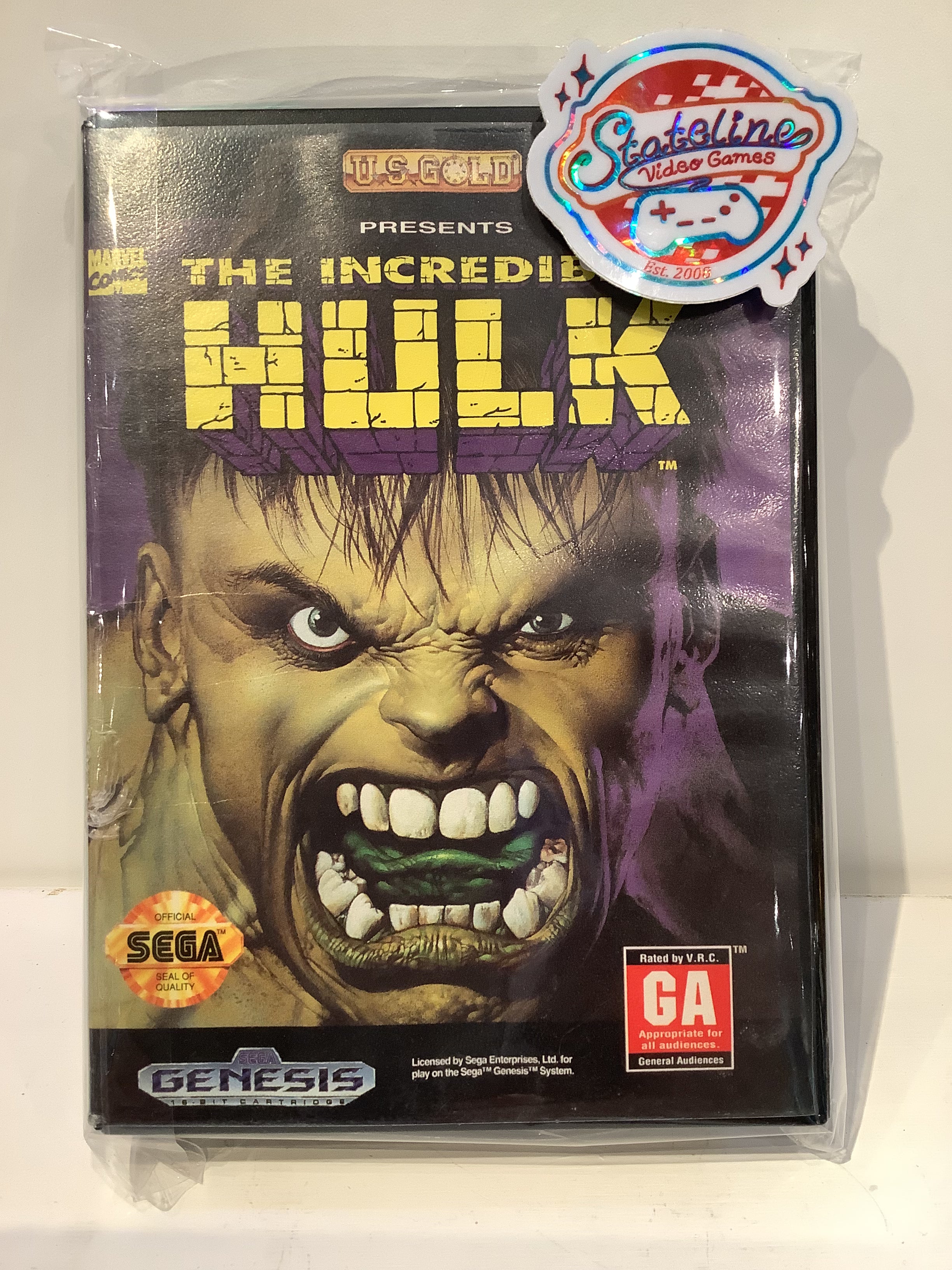 The Incredible Hulk - Sega Genesis – Stateline Video Games Inc.