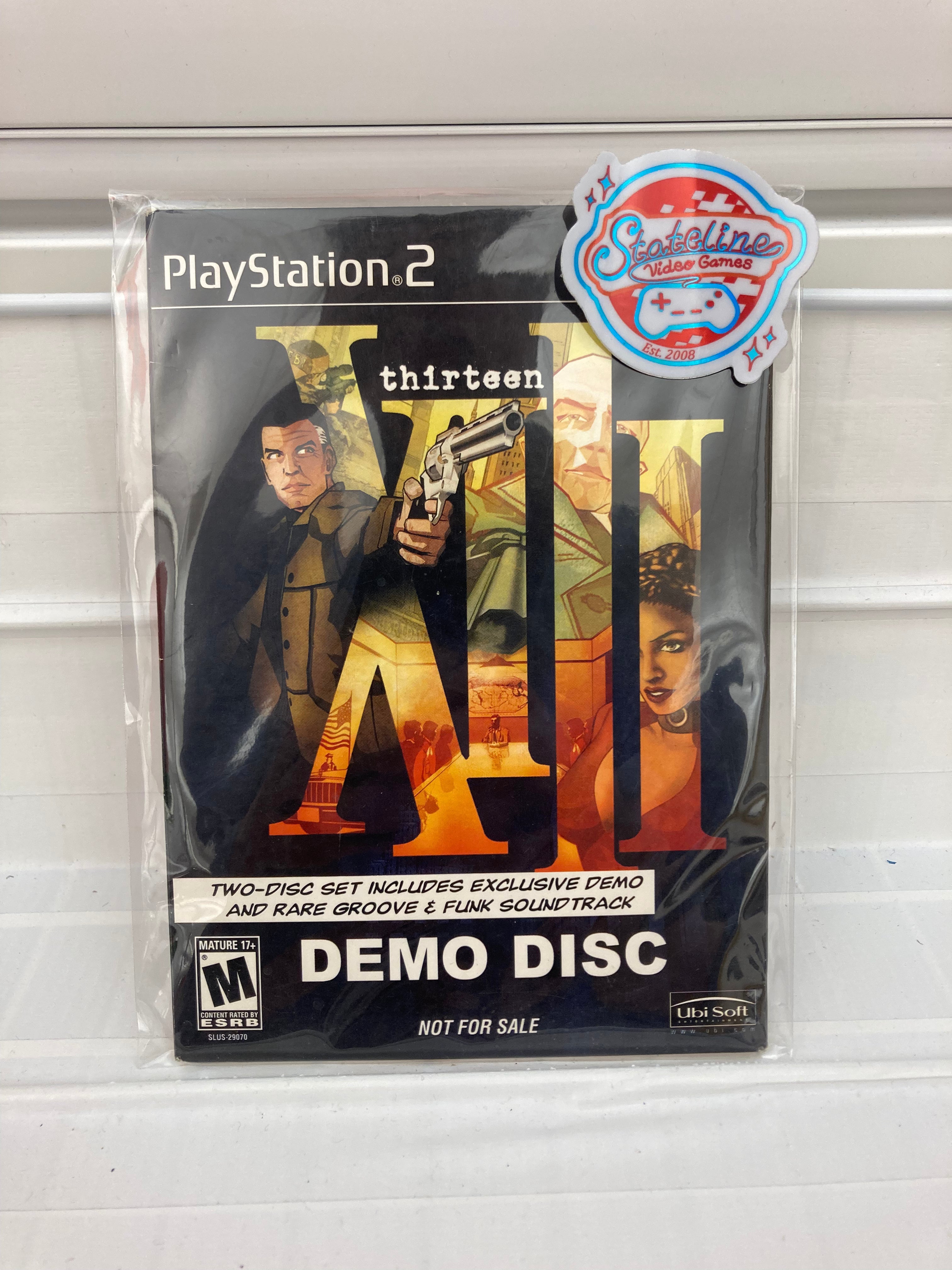 XIII [Demo Disc] - Playstation 2 – Stateline Video Games Inc.
