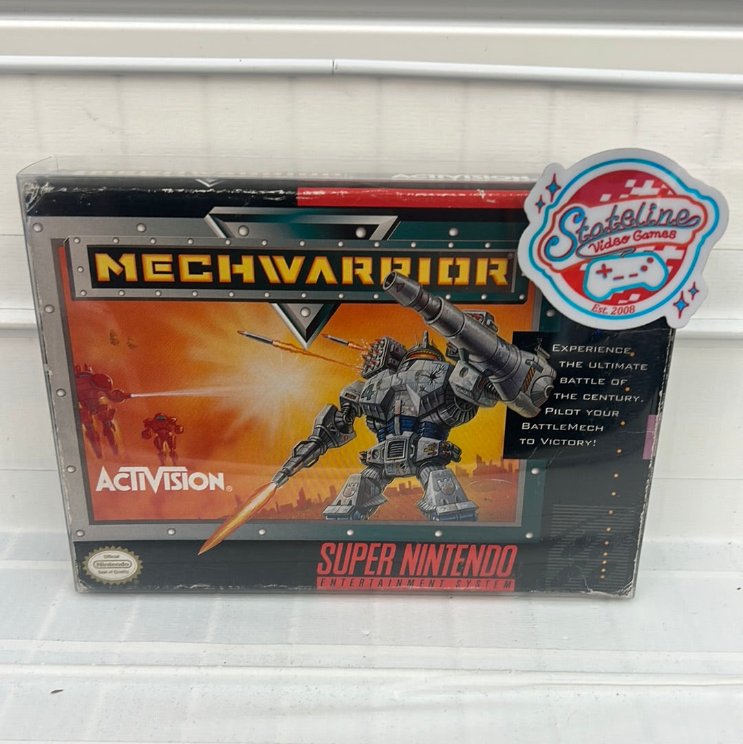 MechWarrior - Super Nintendo – Stateline Video Games Inc.