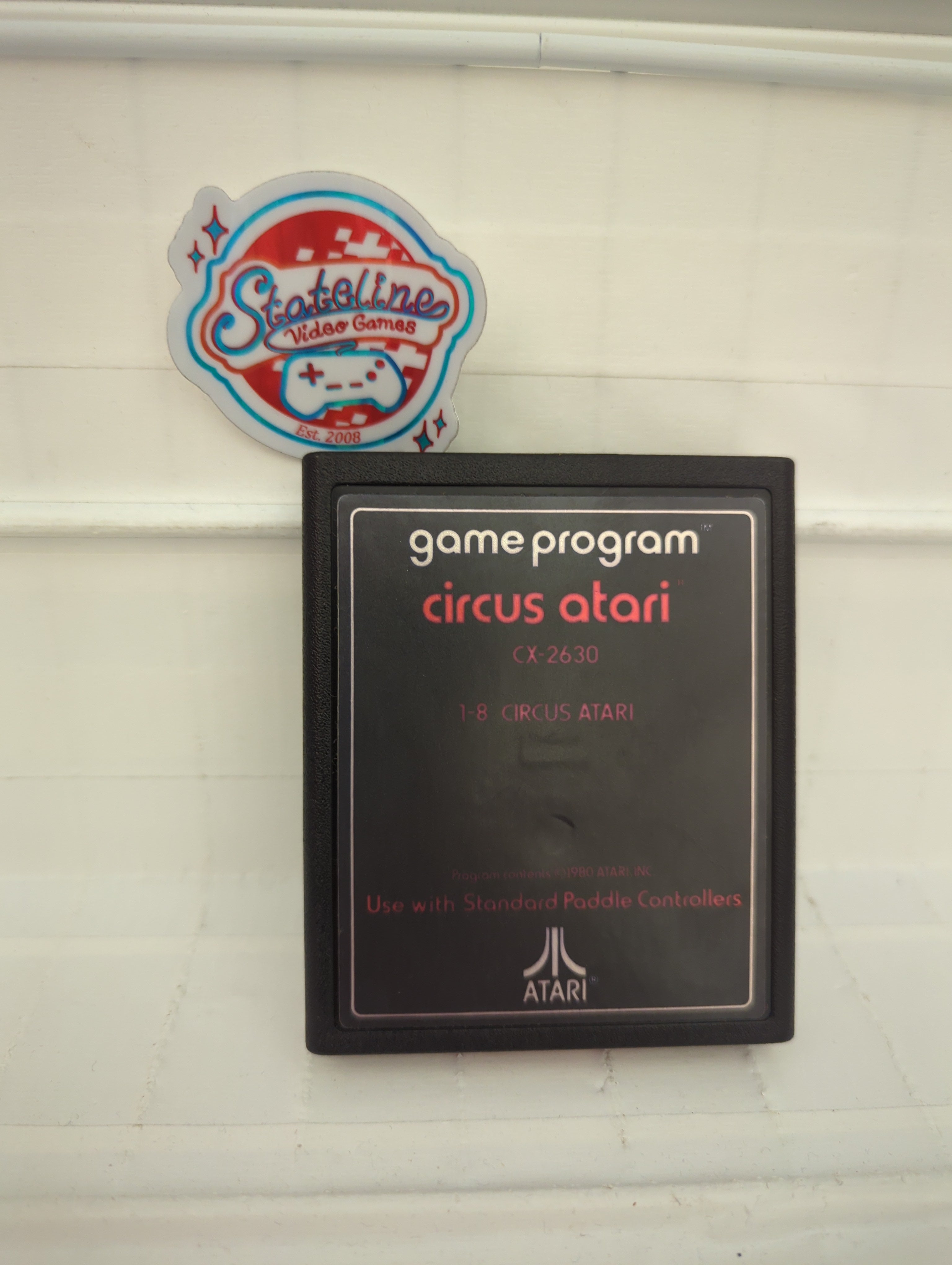 Circus Atari [Text Label] - Atari 2600 – Stateline Video Games Inc.
